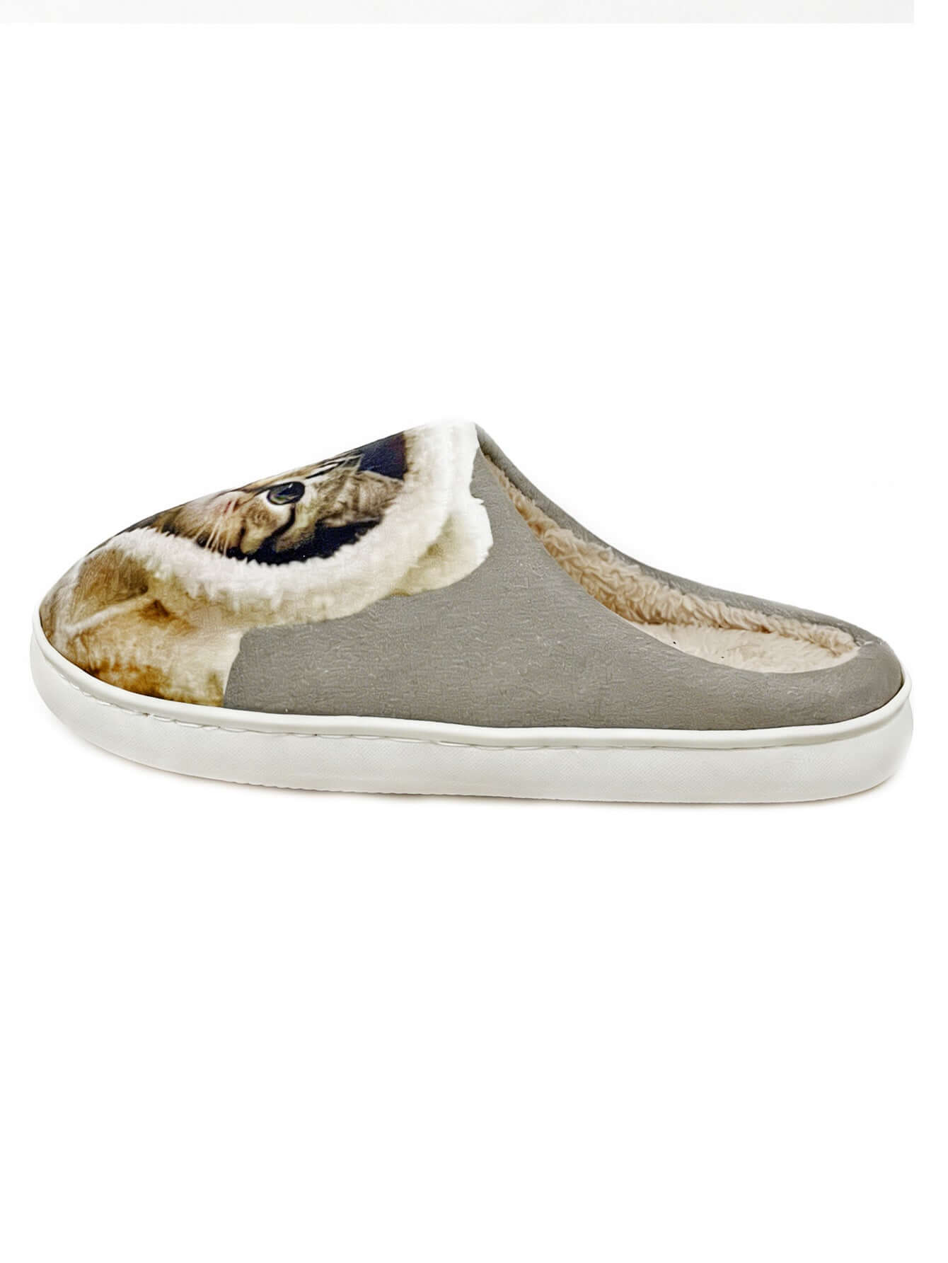 Buy Bulk Slippers | Soft Cat Print Plush Slippers Women Winter Warm ...